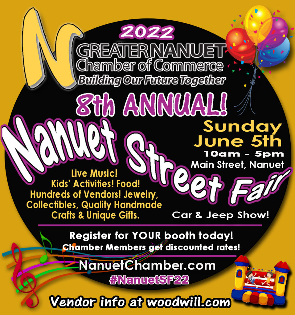2022 Street Fair - June 5, 2022 - Nanuet Chamber of Commerce